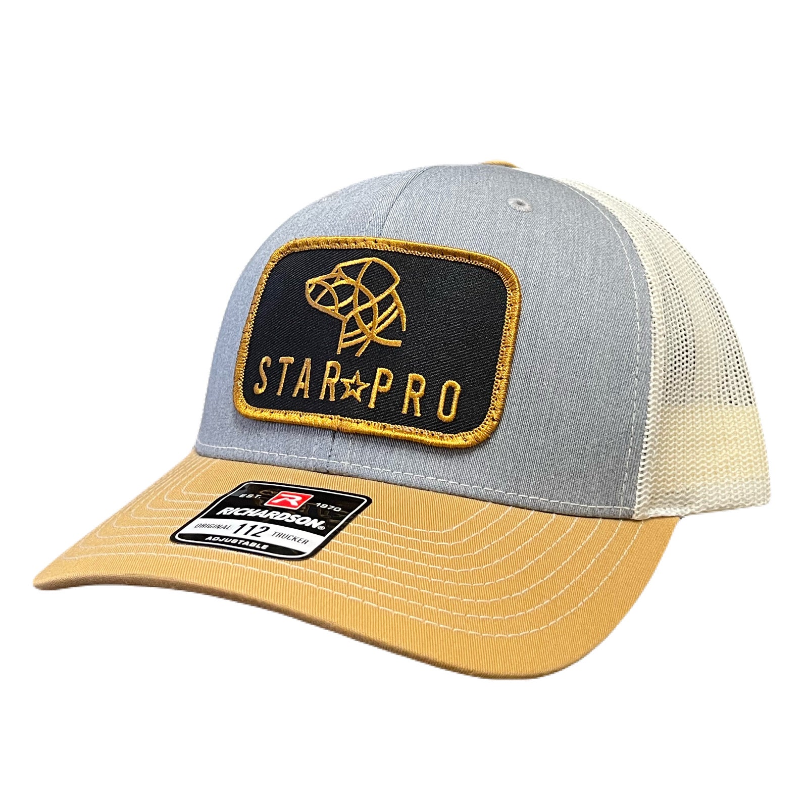 Star Pro Heather Grey/Birch/Amber Gold – Lone Star Feed Apparel