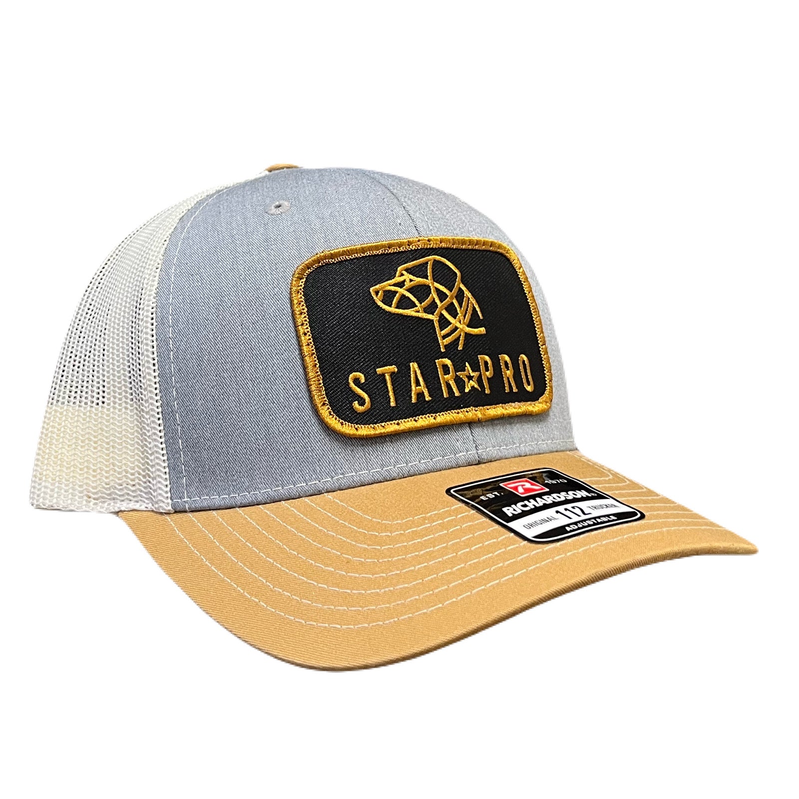 Star Pro Heather Grey/Birch/Amber Gold – Lone Star Feed Apparel