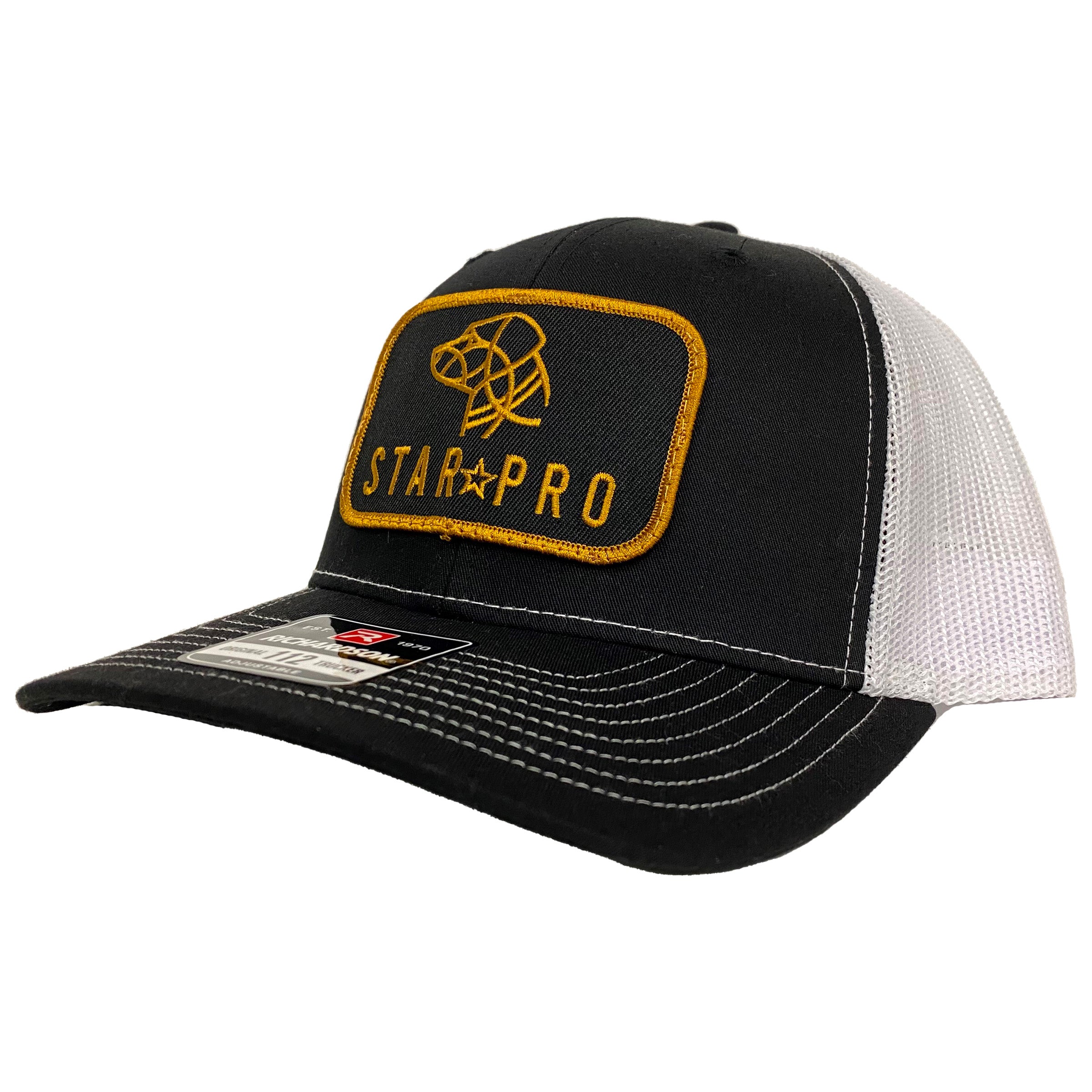 Star Pro Black / White – Lone Star Feed Apparel