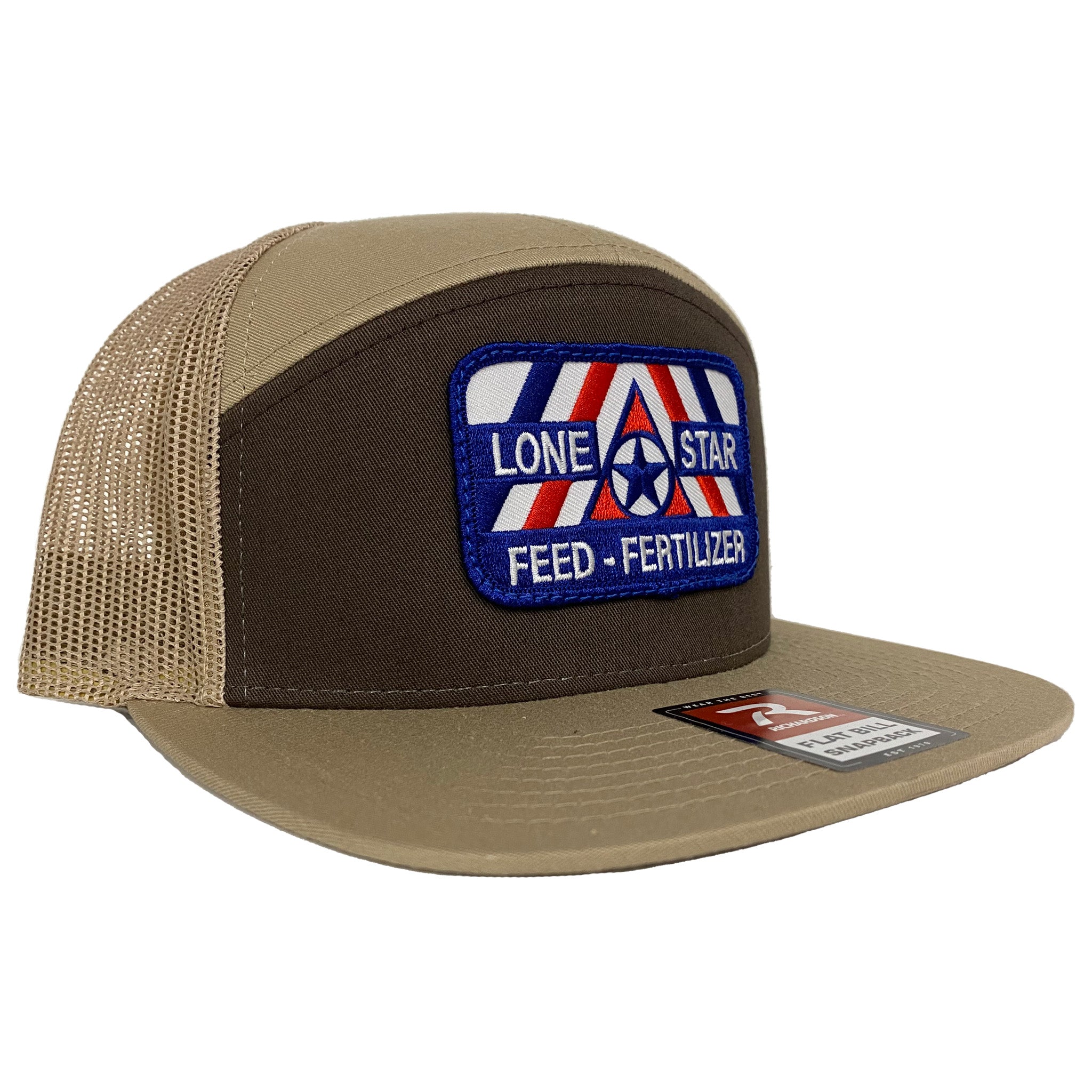Brown / Khaki 7-Panel – Lone Star Feed Apparel